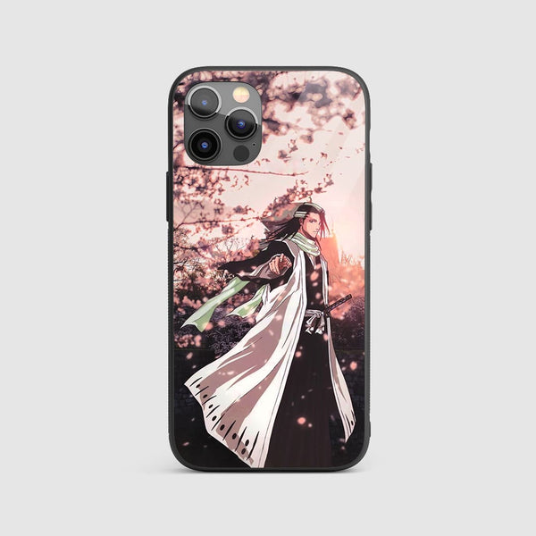 Byakuya Kuchiki Silicone Armored Phone Case - Elegant Protection