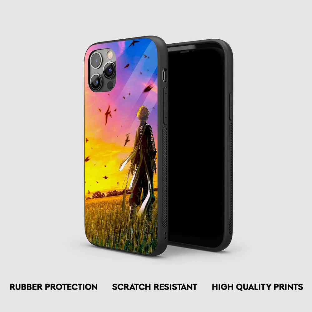 Hanagaki Sunset Silicone Armored Phone Case