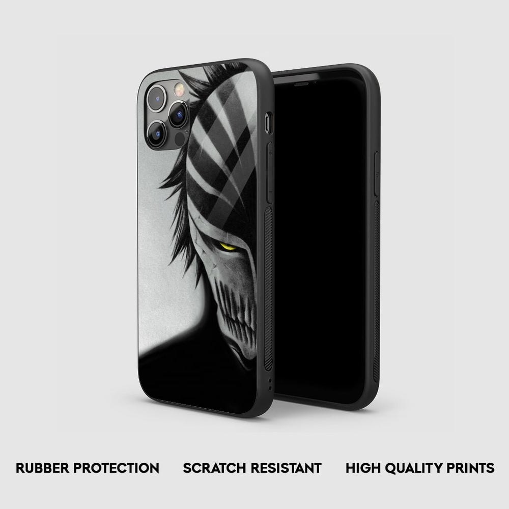 Ichigo Hollow Mask Graphic Silicone Armored Case - Bold Protection