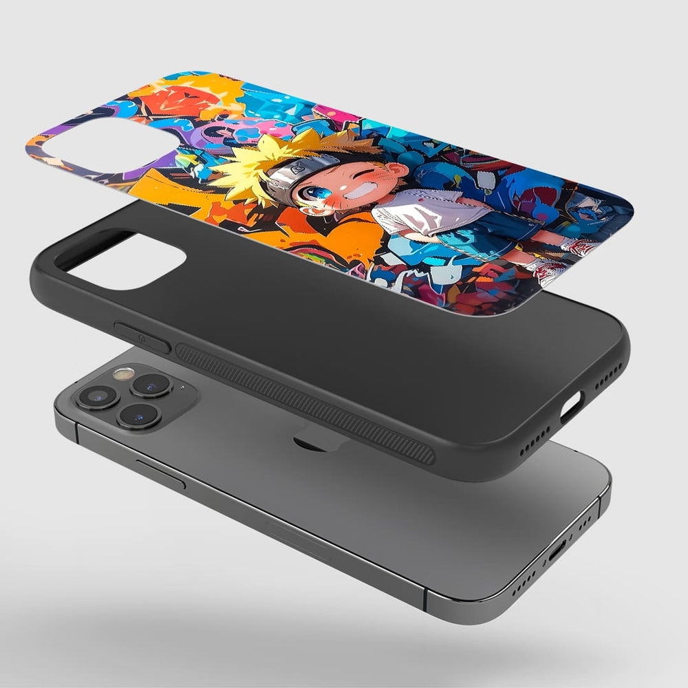 Naruto Fan Art Silicone Armored Phone Cover – Bold Anime Protection