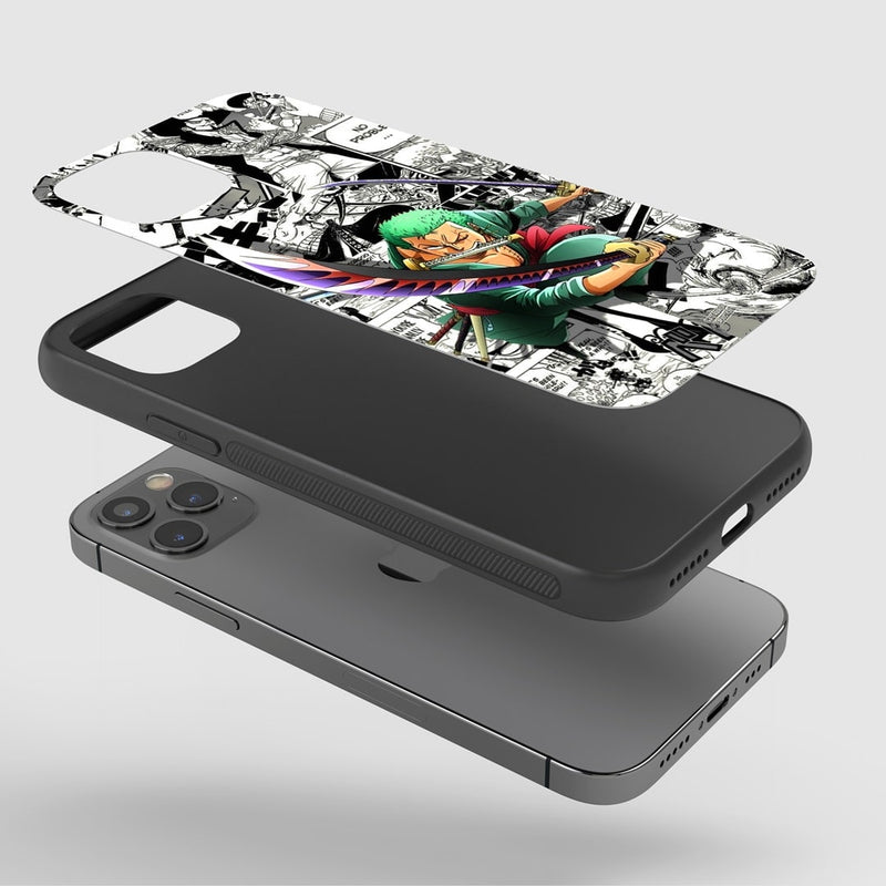 Roronoa Manga Silicone Armored Phone Case - Master Swordsman's Tale