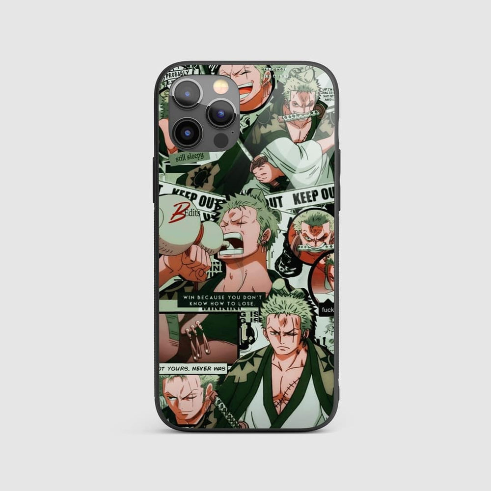 Roronoa Synopsis Silicone Armored Phone Case - Zoro's Journey Unfolded