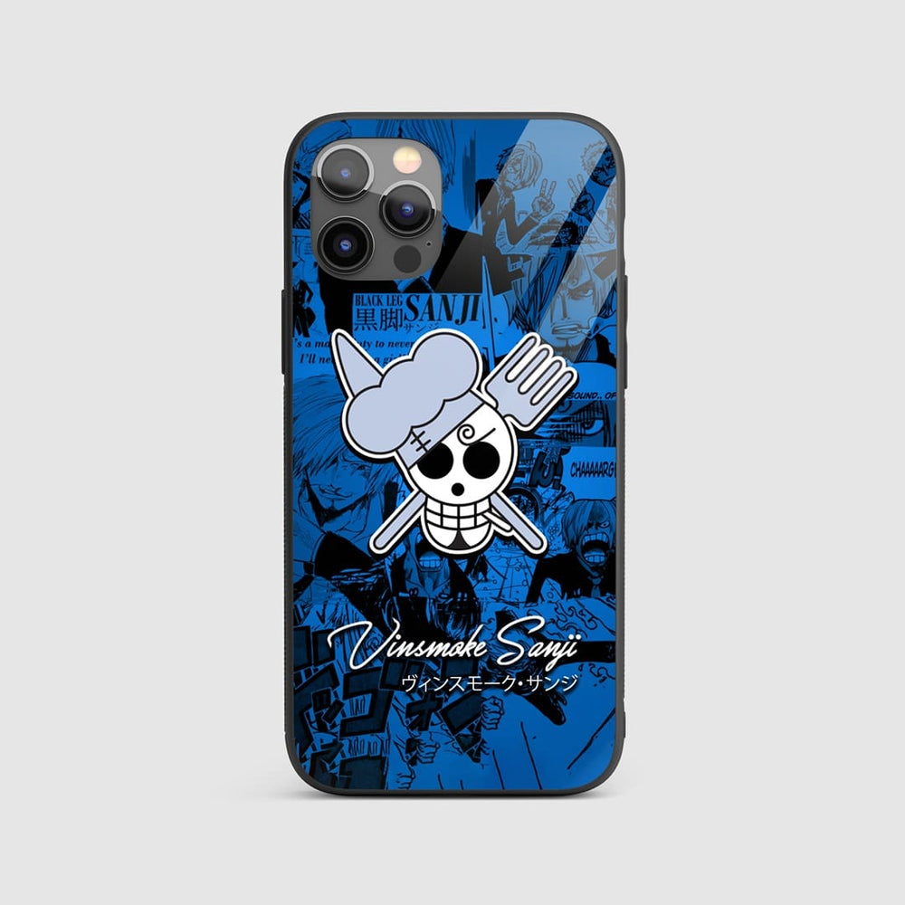 Sanji Symbol Silicone Armored Phone Case - Chef's Mark of Style