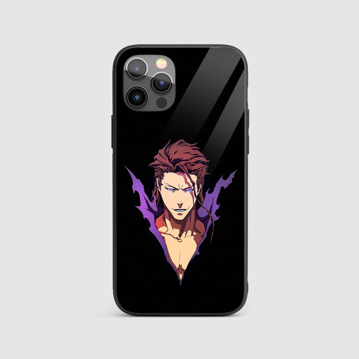 Sosuke Aizen Black Silicone Armored Phone Case - Sleek Protection