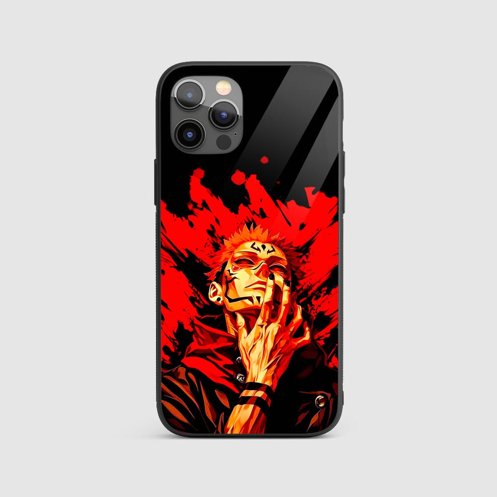 Sukuna Slash Art Silicone Armored Phone Case