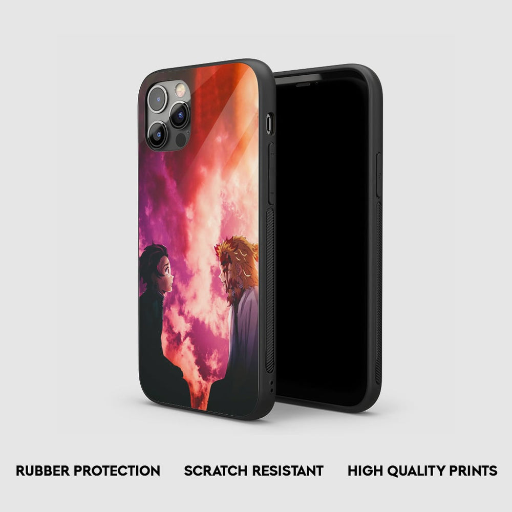 Tanjiro X Rengoku Silicone Armored Phone Case - Animemart