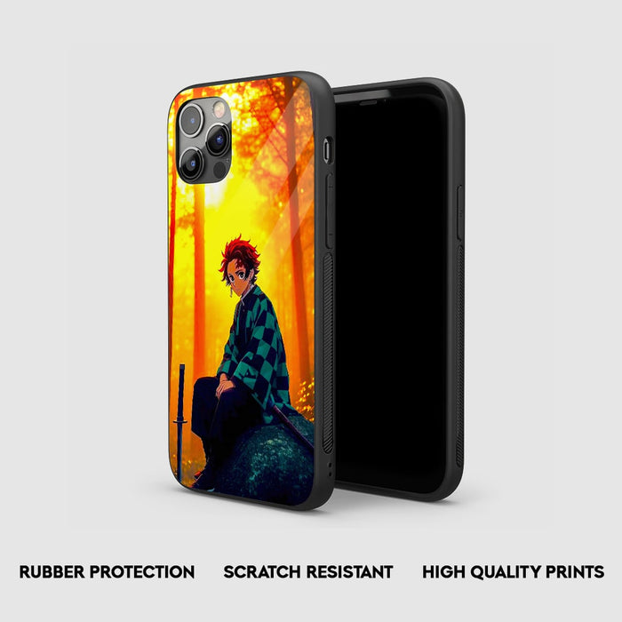 Tanjiro Aesthetic Silicone Armored Phone Case