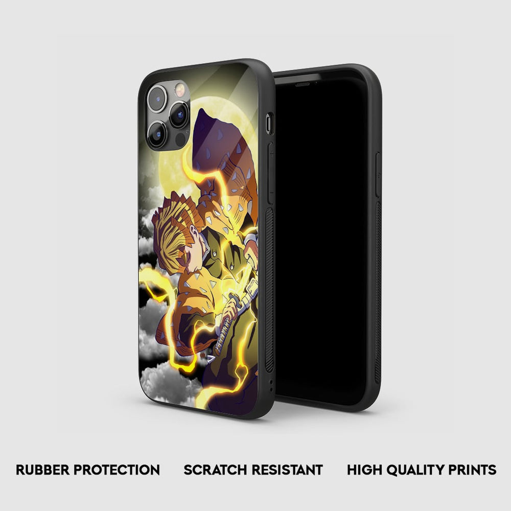 Zenitsu Katana Silicone Armored Phone Case - Animemart