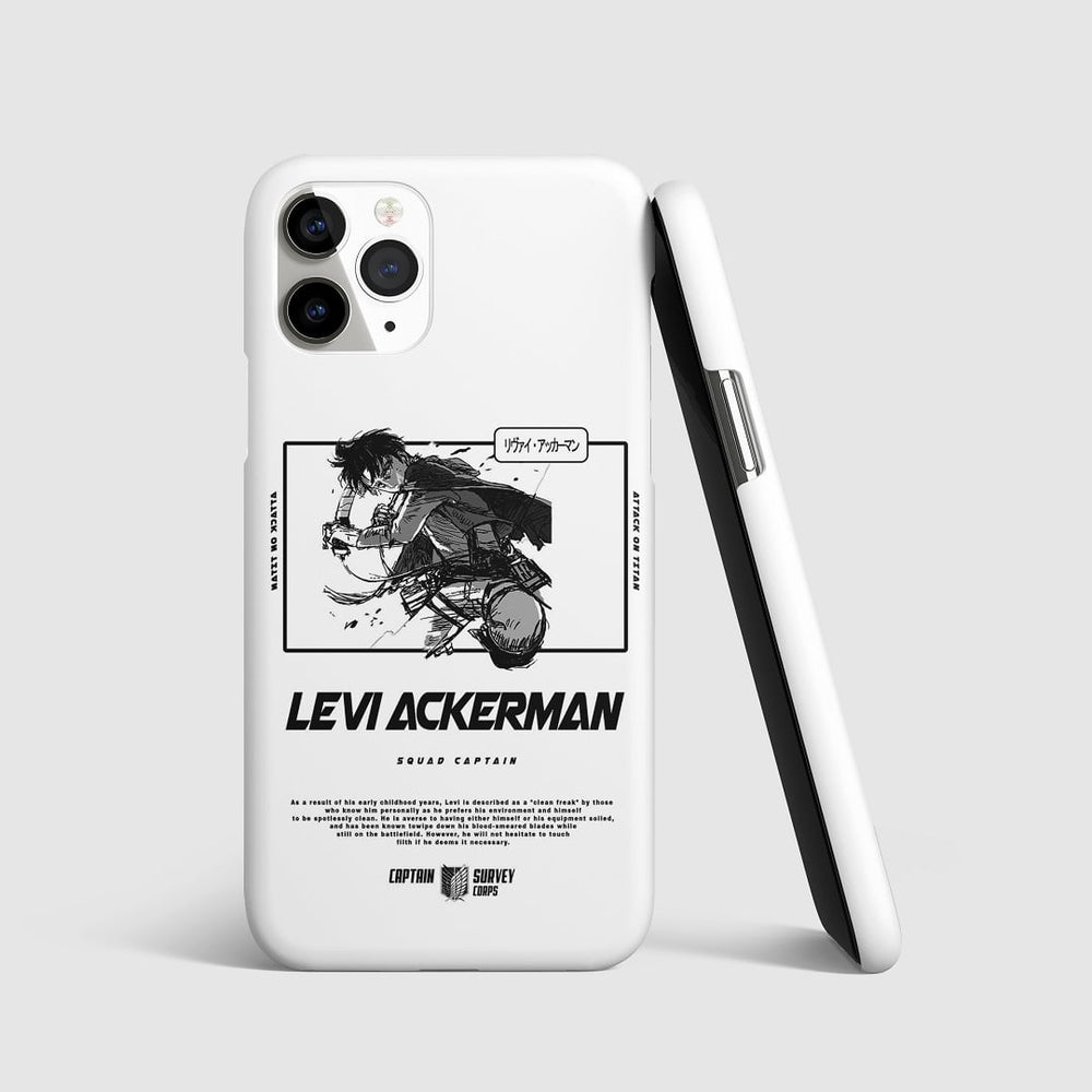 Levi Ackerman Action - Dynamic Attack on Titan Phone Case