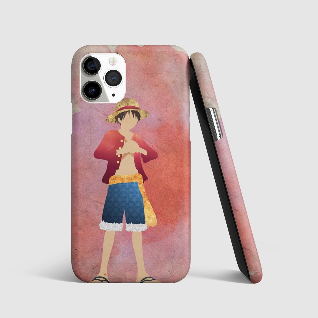 Onepiece Monkey D Luffy Minimal Phone Cover - Bhaukaal Store
